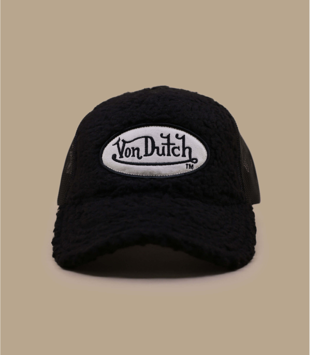 Gorro polar negro - Trucker Logo Fur black Von Dutch : Headict