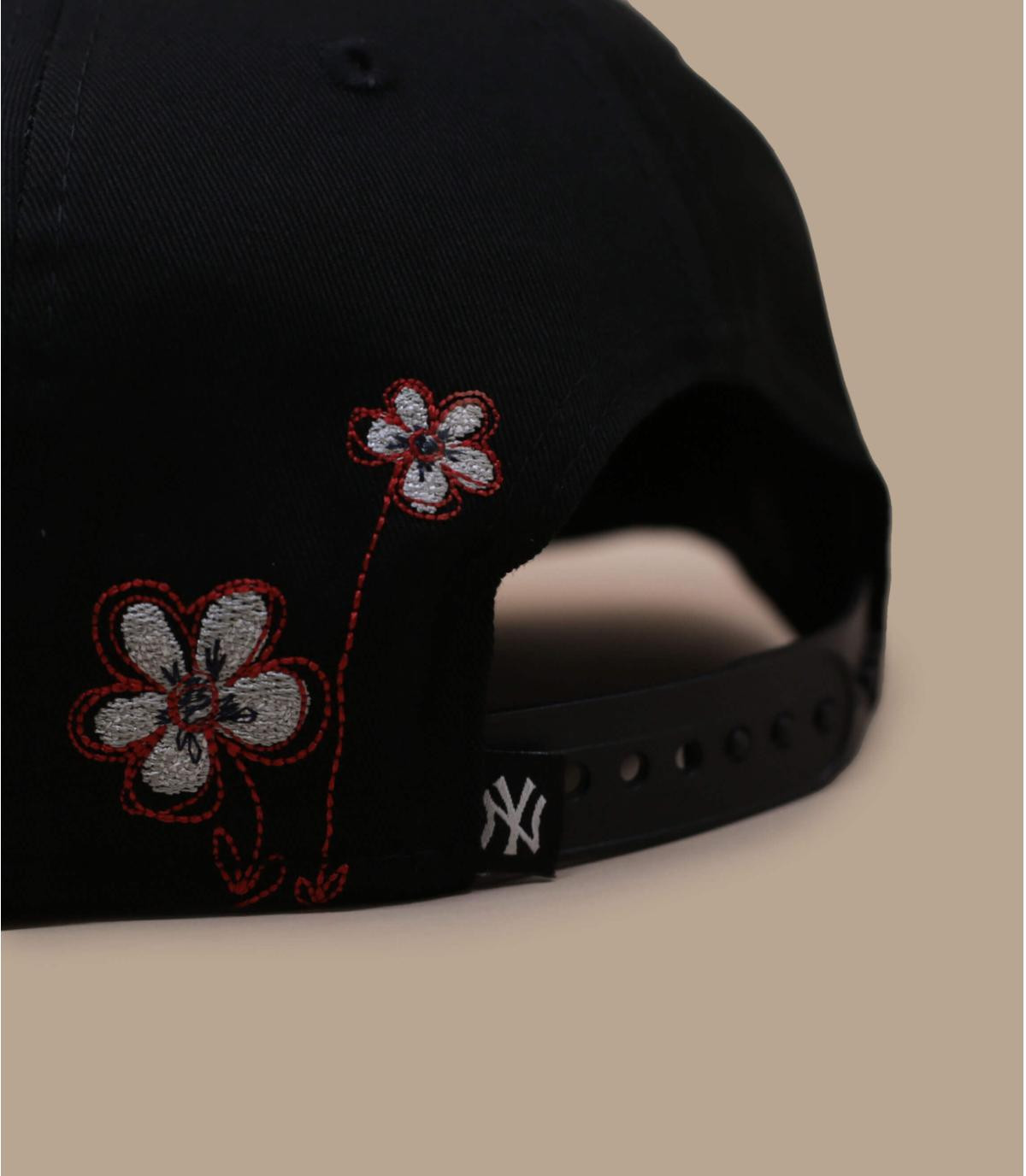 Gorra snapback NY flores negras - Gorra Flower Icon 9Fifty NY black New ...